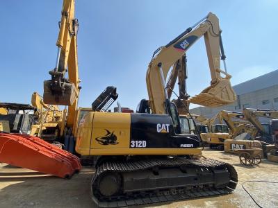 China Original Japan Cat 312D Second Hand Hydraulic Crawler Excavator , Caterpillar Used Track Excavator 12 Ton for sale