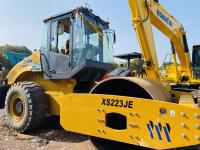 China 22 Ton Used XCMG XS223JE Wheel Road Roller Second Hand Vibratory Roller for sale