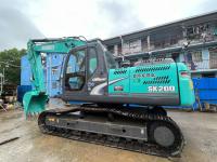 China Original 80% New Kobelco SK200-8 Hydraulic Crawer Excavator Secondhand Digger SK200-8 SK200-7 SK220-8 for sale