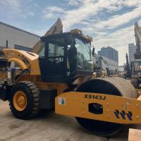 China 14 Ton Used XCMG XS143J Road Roller Second Hand Single Steel Vibratory Roller for sale