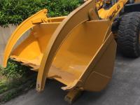 China SDLG LG956L Compact Second Hand Wheel Loaders Front End With Log Grapple for sale