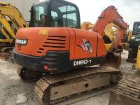 China Doosan DH80-7 Second Hand Excavators 0.28m3 Bucket Capacity ISO Certification for sale