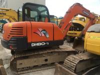 China Doosan DH80-7 Second Hand Excavators 0.28m3 Bucket Capacity ISO Certification for sale
