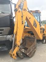 China JCB 3CX Second Hand Wheel Loaders 4 In 1 Bucket With Fold Over Forks for sale