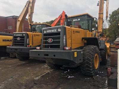 China Diesel Engine Used Wheel Loaders / SDLG LG956L Compact Wheel Loader for sale