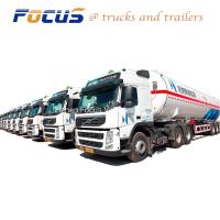 China Tri Axles Cimc Trailer Oil Transportation Tank Truck Oil/Fuel Tanker for Oil Delivery for sale