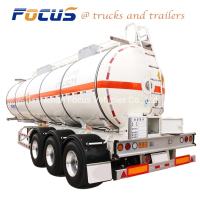 China Jost Langing Gear 12 Tire LNG Liquid Oxygen/Nitrogen/Argon/Carbon Dioxide Tanker Trailer for sale