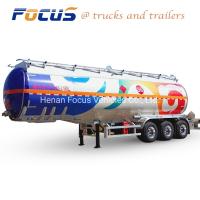 China Jost Langing Gear 12 Tire LNG Liquid Oxygen/Nitrogen/Argon/Carbon Dioxide Tanker Trailer for sale