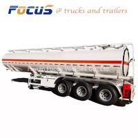 China 7000-8000mm Wheel Base Liquid Oxygen/Nitrogen Transportation Tank Truck Semi Trailer for sale