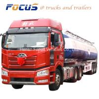 China 7000-8000mm Wheel Base Liquid Oxygen/Nitrogen Transportation Tank Truck Semi Trailer for sale