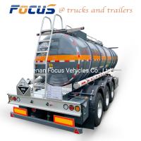 China 3 Axles 30 000 Liters Tanker Semi Trailer for Chemical Ammonium Nitrate Transportation for sale