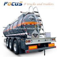 China 3 Axles 30 000 Liters Tanker Semi Trailer for Chemical Ammonium Nitrate Transportation for sale