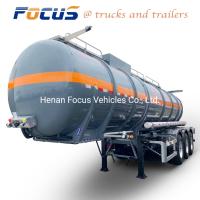 China 3 Axles 30 000 Liters Tanker Semi Trailer for Chemical Ammonium Nitrate Transportation for sale