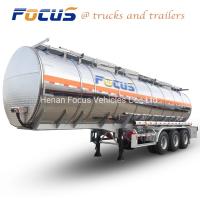 China Heavy Duty 3 Axles Aluminum Fuel/Oil Tank/Tanker Truck Trailer 50 000-60 000 Liters for sale