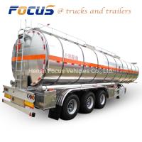 China 3 Axles Aluminum Fuel/Diesel/Petrol Tank/Tanker Truck Semi Trailer from 's Leading for sale
