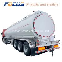 China 3/4/5 Axles Aluminum Tank Truck Semi Trailer with 4 Compartments 30 000 to 60 000 Liters for sale