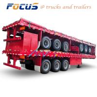 China New Truck Trailer Tri Axles 40FT Semi Trailer for Sale for sale