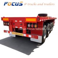 China New Truck Trailer Tri Axles 40FT Semi Trailer for Sale for sale