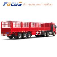 China 3 Axle Fence/Stake/Side Board/Side Wall Truck Trailer for Cargo Livestock Transport for sale