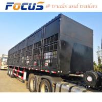 China 40t- 50t Carry Load Cattle Livestock Trailer for Transport for sale