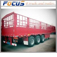 China 1500units Per Month 40t 60t Payload 3 Axles Stake Semi Trailer Jost 2