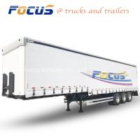 China High Quality 2/3 Box Van Truck/Lorry/Trailer/ Curtainsider/Side Curtain Slide Semi Trailers for sale