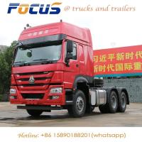China Sri Lanka Market Double Axles Tractor Truck Euro 2 Emission Front Axle Hf7 Drum Type for sale