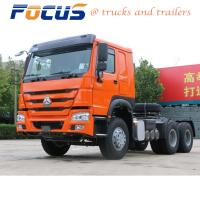 China Sri Lanka Market Double Axles Tractor Truck Euro 2 Emission Front Axle Hf7 Drum Type for sale