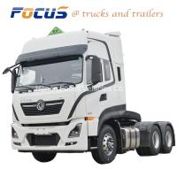 China New and Second Hand High Top Dongfeng Manual Transmission Tractor Trailer Head Tractor Truck for sale