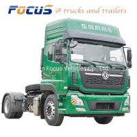China New and Second Hand High Top Dongfeng Manual Transmission Tractor Trailer Head Tractor Truck for sale