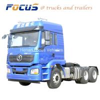 China GCC Certified 380HP Shacman 6X4 Logging Truck Tractor Motor Truck with 10 Wheels for sale