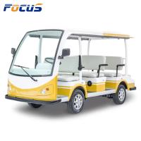 China New Design Full Electric Sightseeing Bus 14 Seats Electric Shuttle Bus for sale