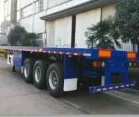 China Heavy Duty Equipment Excavator Carrying 50 Ton Lowbed Semi Trailer for sale