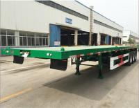 China Lowboy/Low Bed/Lowbed Utility Heavy Truck Tractor Semi Trailer with Twist Locks for sale