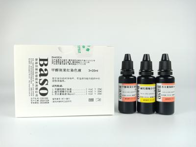 China Congo Red Stain Kit For Hospital Medical Diagnosis 3x20ml 3x100ml for sale