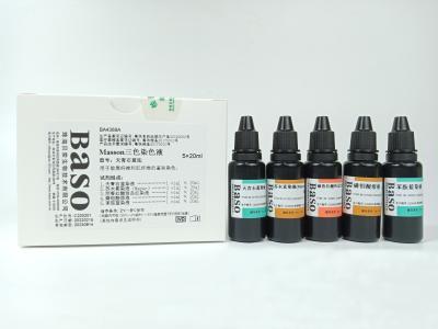 China Masson's Trichrome Staining Kit Celestin Blue Method 5x20ml 5x100ml for sale