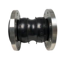 China SS304 Flange Double Sphere Rubber Expansion Joint 40-600mm DIN Standard Waterproof Compensator for sale
