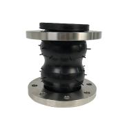 China SS304 Flange Double Sphere Rubber Expansion Joint 40-600mm DIN Standard Waterproof Compensator for sale