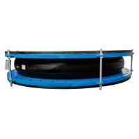 China DN1800 Limited Tie Rod EPDM Elastomer Rubber Expansion Bellows - 16mm Axial Displacement, 15° Deflection Angle for sale