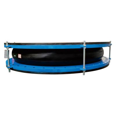 China DN1800 Limited Tie Rod EPDM Elastomer Rubber Expansion Bellows - 16mm Axial Displacement, 15° Deflection Angle for sale