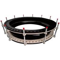 China DN1200 PN10 End Face Fully Sealed Natural Rubber Joint with Negative Pressure Ring - 2.5/4.0Mpa Pressure Rating for sale
