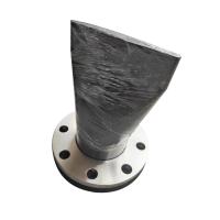 China 8-Inch EPDM Flanged Duckbill Check Valve with 420mm Length and 338mm Flange OD for Weather-Resistant Backflow Prevention for sale