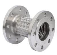 China SS304 Stainless Steel Braided Flexible Metal Hose with Flange Connection - DN8 to DN400 Size Range, 1.6-20 MPa Pressure Rating for sale