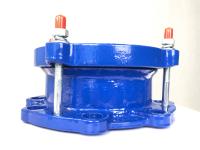 China Ductile Iron Universal Coupling Fitting HDPE Pipe Flange Adaptor DN50-DN350 75-110mm Length for sale