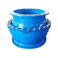 China Flanged Flexible Pipe Settlement Joint E Type DN100-DN2400 Spherical Compensator for sale