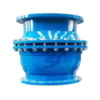 China Flanged Flexible Pipe Settlement Joint E Type DN100-DN2400 Spherical Compensator for sale