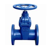China DN200 8 Inch Non-Rising Stem Ductile Iron Gate Valve with 400mm Length and 335mm Flange Diameter for sale