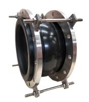 China Flange Pipe Rubber Bellows Expansion Joint DN32-DN3000 High Pressure Resistance Industrial Grade for sale