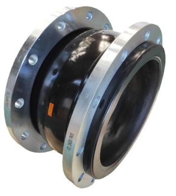 China EPDM NBR Single Sphere Flange Rubber Expansion Joint - 150 PSI Pressure Rating, 32mm to 3000mm Sizes for sale