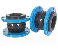 China Single Sphere Rubber Expansion Joint with Carbon Steel Flanges - 1.6 MPa Pressure Rating, -20°C to 150°C Temperature Range for sale